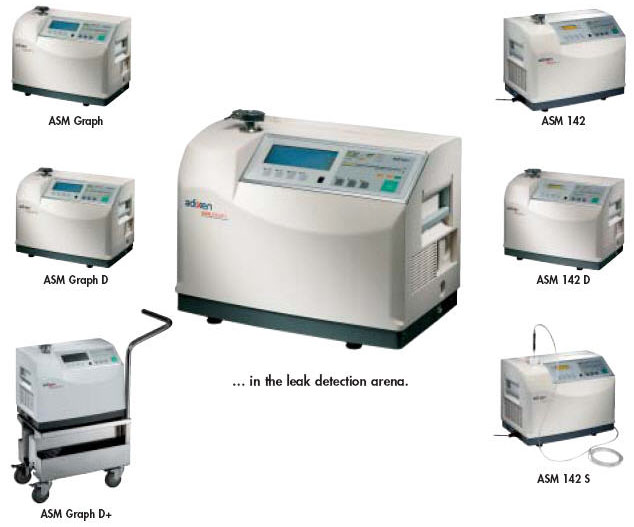 緊湊型多用型氦氣檢漏儀 ASM 142